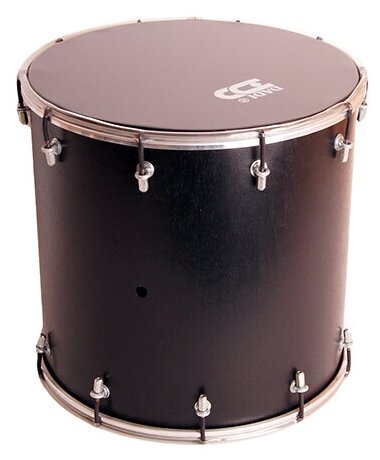 BK-12Blm Барабан кавказский 12", 31х30,3 см, цвет - чёрный матовый, Мастерская Бехтеревых