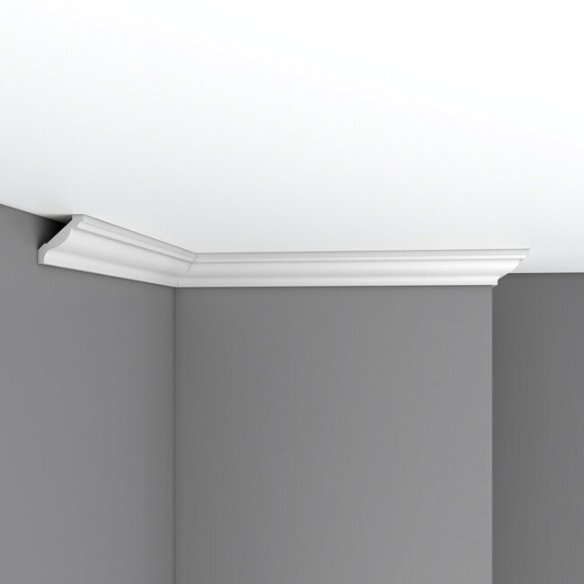 Плинтус потолочный Decomaster 96015, 1шт (длина 2,4м)