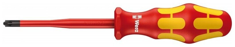 165 iS PZ/S VDE Отвёртка диэлектрическая PlusMinus, # 1 x 80 мм, с узким концом WERA WE-006465