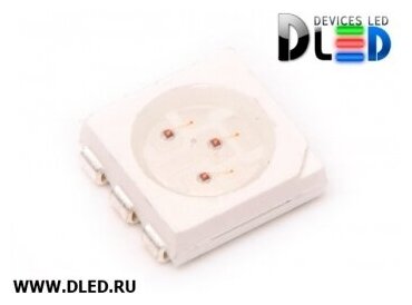 Светодиод smd 5050 Желтый (10шт)