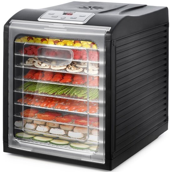 Сушилка для овощей и фруктов Kitfort КТ-1908 черный, 27шт.