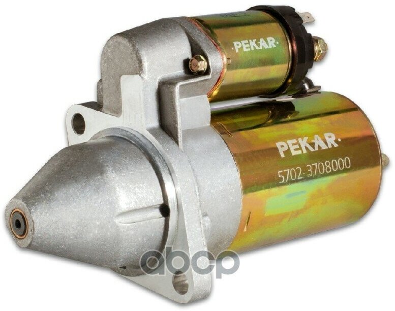 Стартер для а/м ВАЗ 2110, LADA Kalina 1117, Priora 2170 (1,55 кВт, редукт, КПП до 2010 г. в, 9 зуб, PEKAR 5702-3708000 PEKAR.