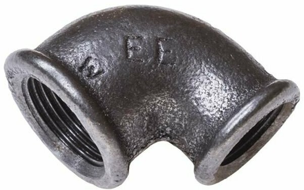 Черный Угол перех. 11/ 4-1" г/г EE