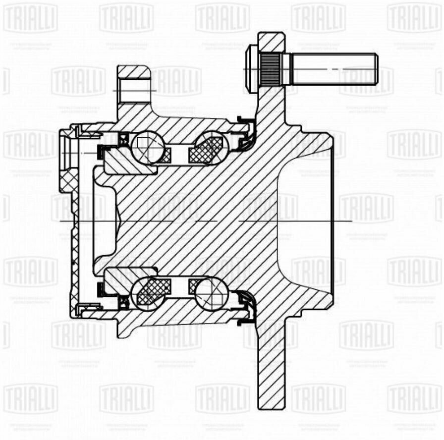 Ступица с подшипником MAZDA 3/MAZDA 5 03- зад.