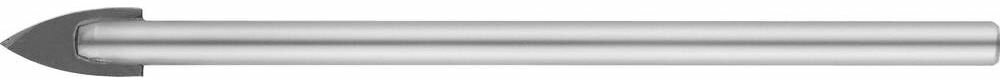 Сверло по стеклу и кафелю STAYER 5 мм 2 резцовый цилиндрический хвостовик длина 65 мм