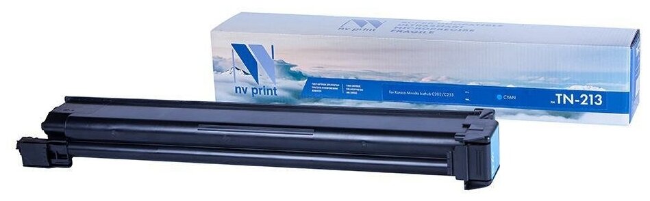 Тонер-картридж NVP совместимый NV-TN-213 Cyan для Konica-Minolta bizhub: C203/ C253 (19000k)