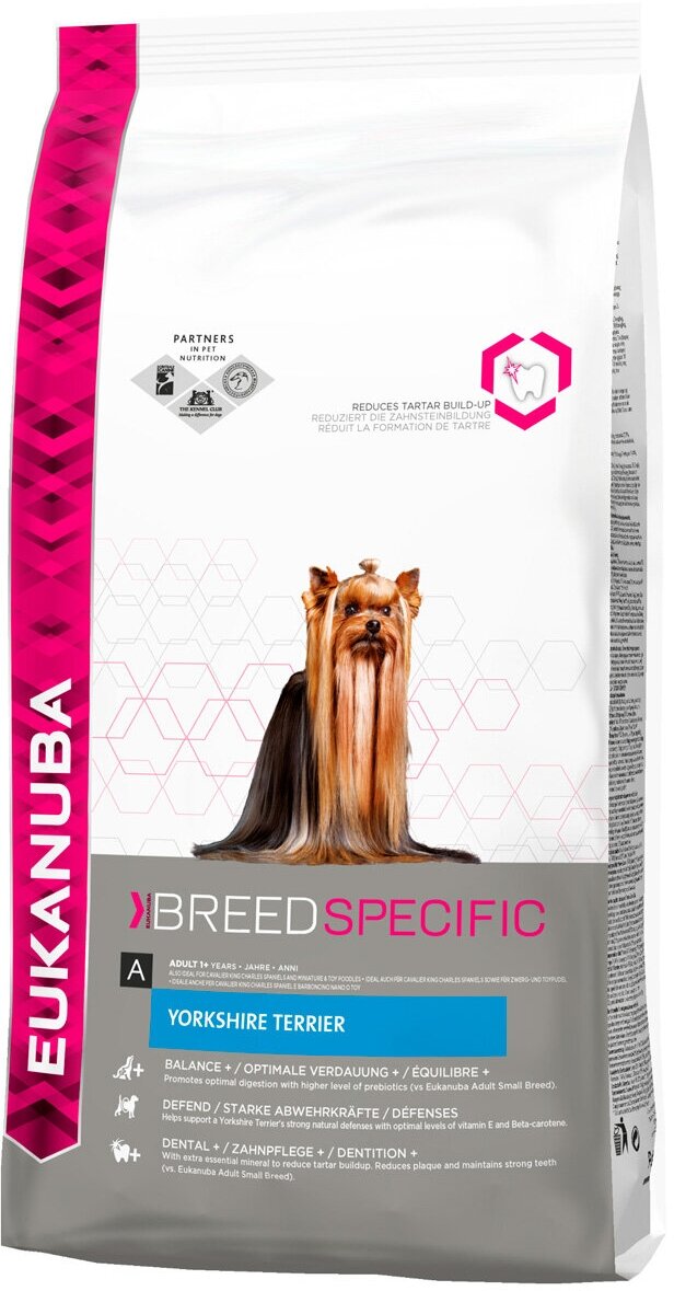 EUKANUBA YORKSHIRE TERRIER для взрослых собак йоркширский терьер (1 кг)