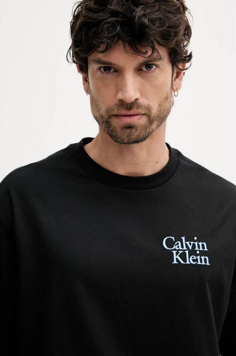 Футболка Calvin Klein Jeans, размер XL, чёрный — фото 1