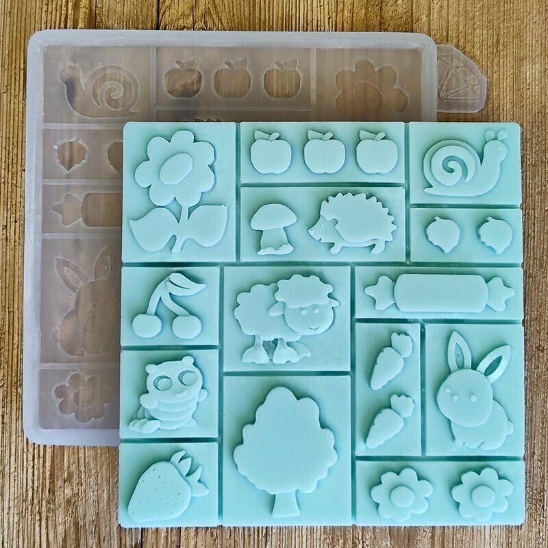 Молд силиконовый Brilliant Mold. Форма Детская плитка