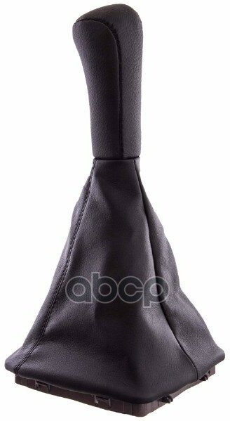 Ручка рычага КПП для а/м Lada PRIORA SKYWAY (с пыльником, черная) Skyway арт. S06202022