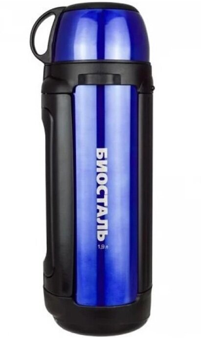 Термос универсальный (для еды и напитков) Biostal Авто (1,9 литра), синий