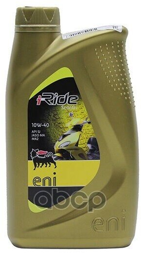Масло моторное для 4-х тактных двигателей ENI I-RIDE SCOOTER 10W40 п/синт.1л Eni арт. 8003699008533