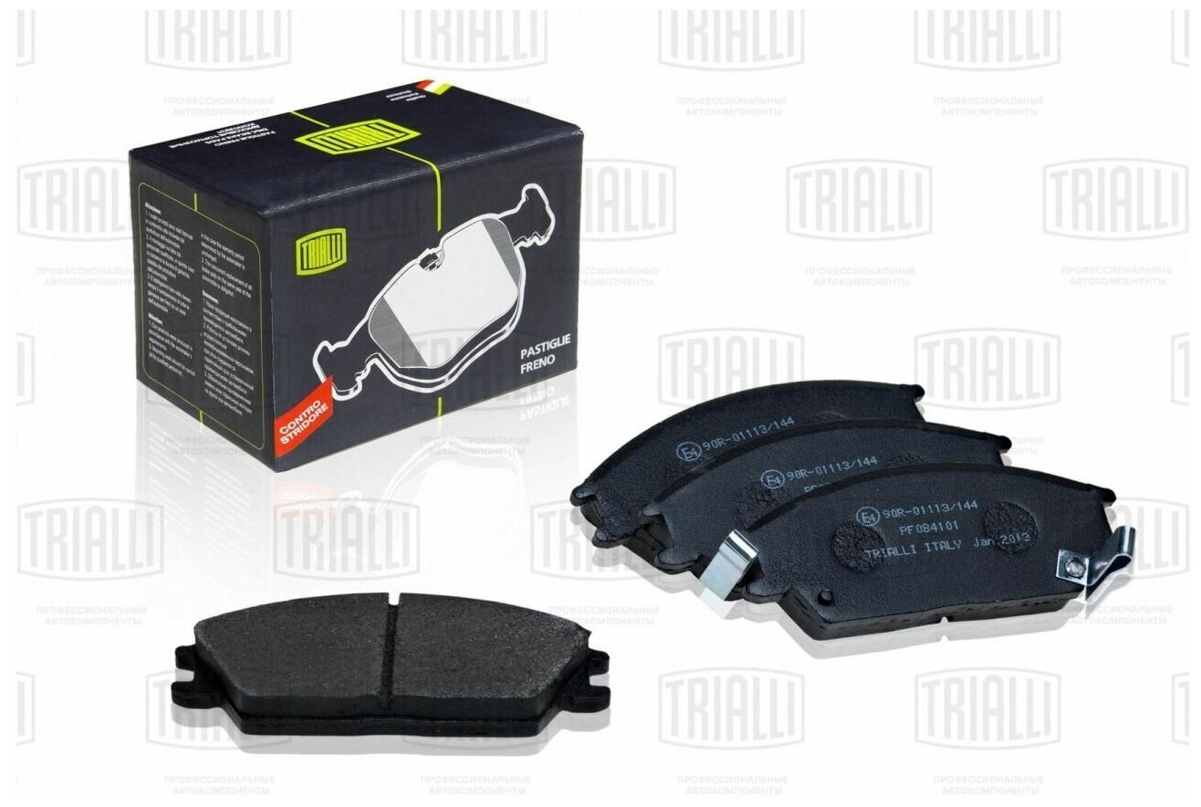 Колодки тормозные Trialli PF084101. Колодки торм. для а/м Hyundai Accent (99-)/Getz (02-) диск. перед. (PF 084101)