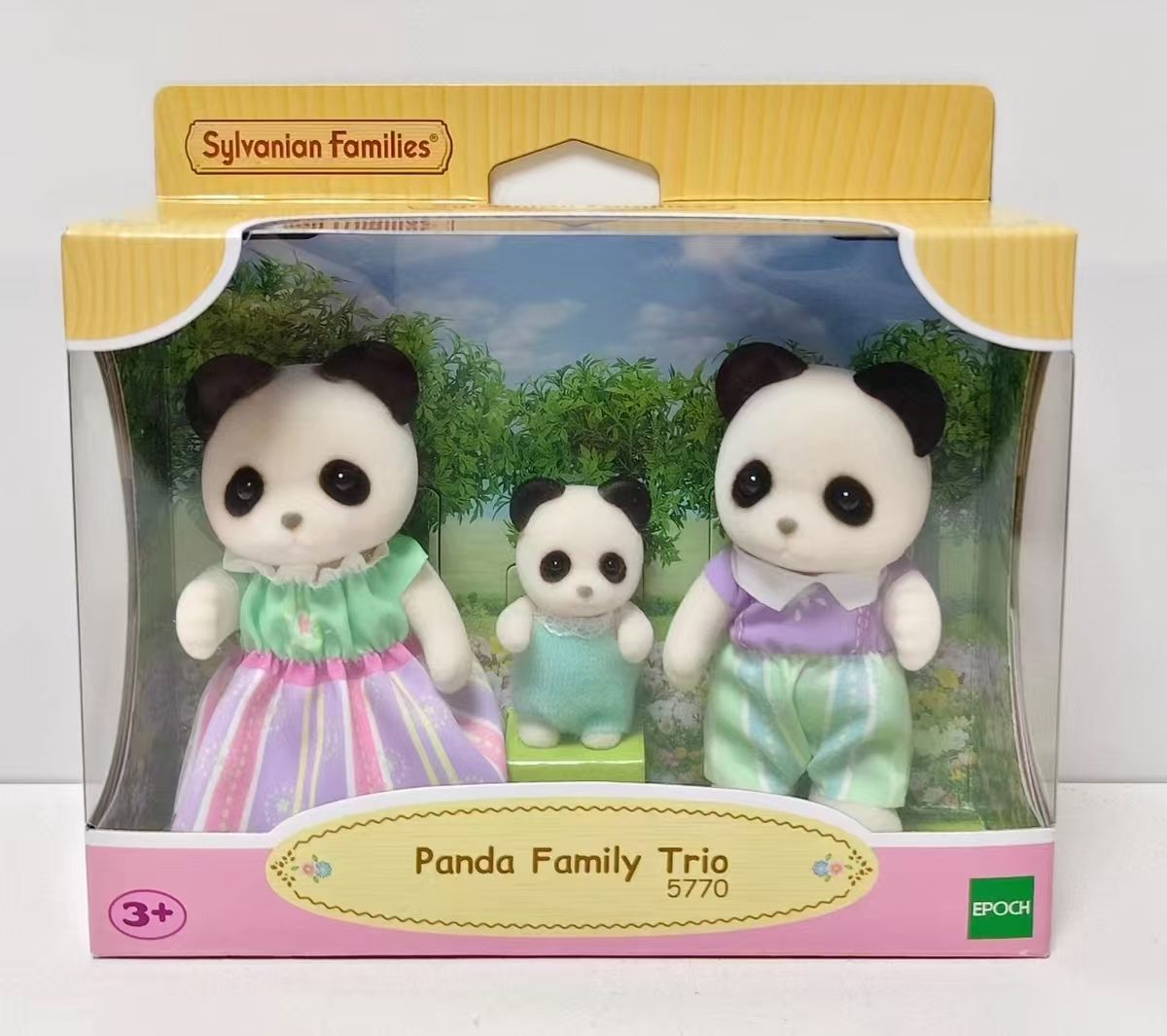 Сильваниан Фэмилиз-Panda Family Trio Подарки для девочек, куклы, подходящие для коллекции