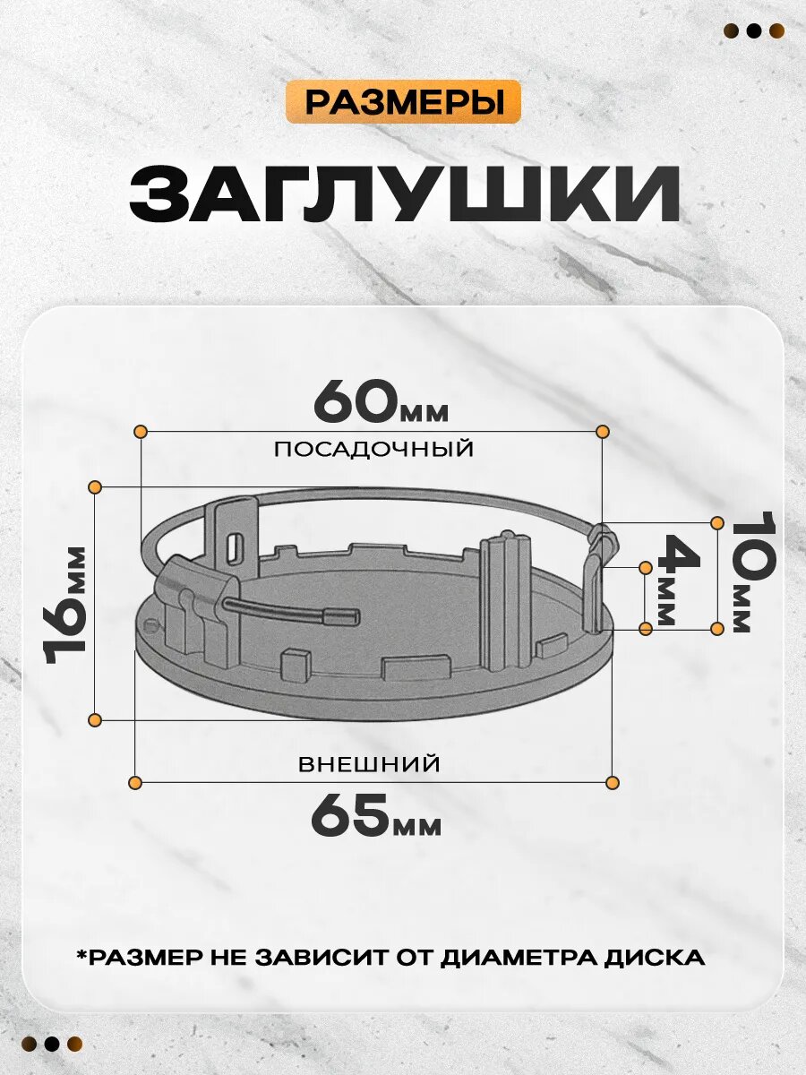 Заглушки на диски "BBS" — фото 1