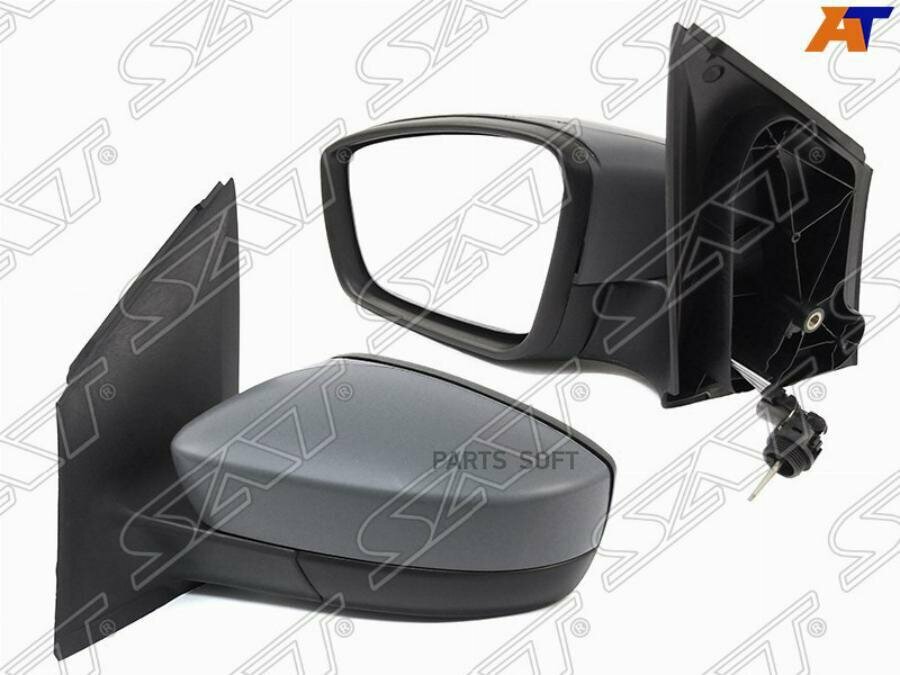 Зеркало Volkswagen Polo 09-20 (Слева/ Механическое) SAT ST-VWP5-940-E2 | цена за 1 шт