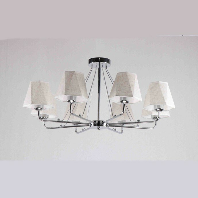 Люстра AURA 4258/8 CR+WT