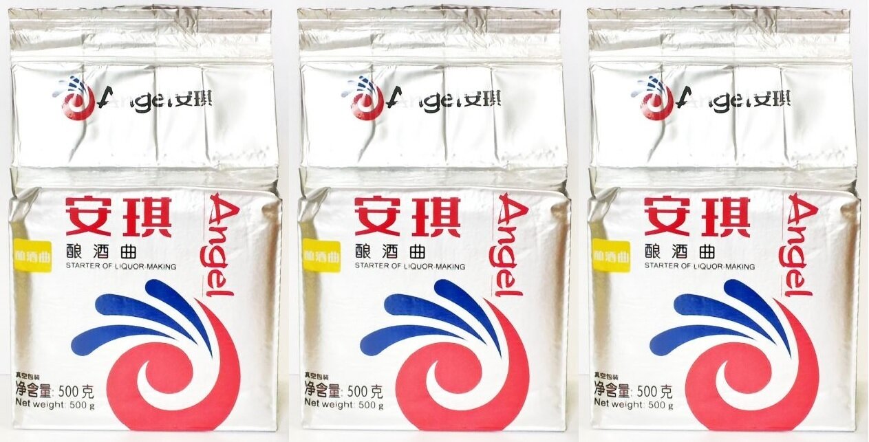 Дрожжи Kodzi Angel, 3х500 г (Дрожжи Кодзи Ангел, 3 штуки в комплекте)