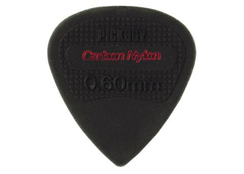 Медиатор Pickboy PB200P06 Edge Sharp Tip Carbon/Nylon, черный, 0.6 мм, 1 шт.