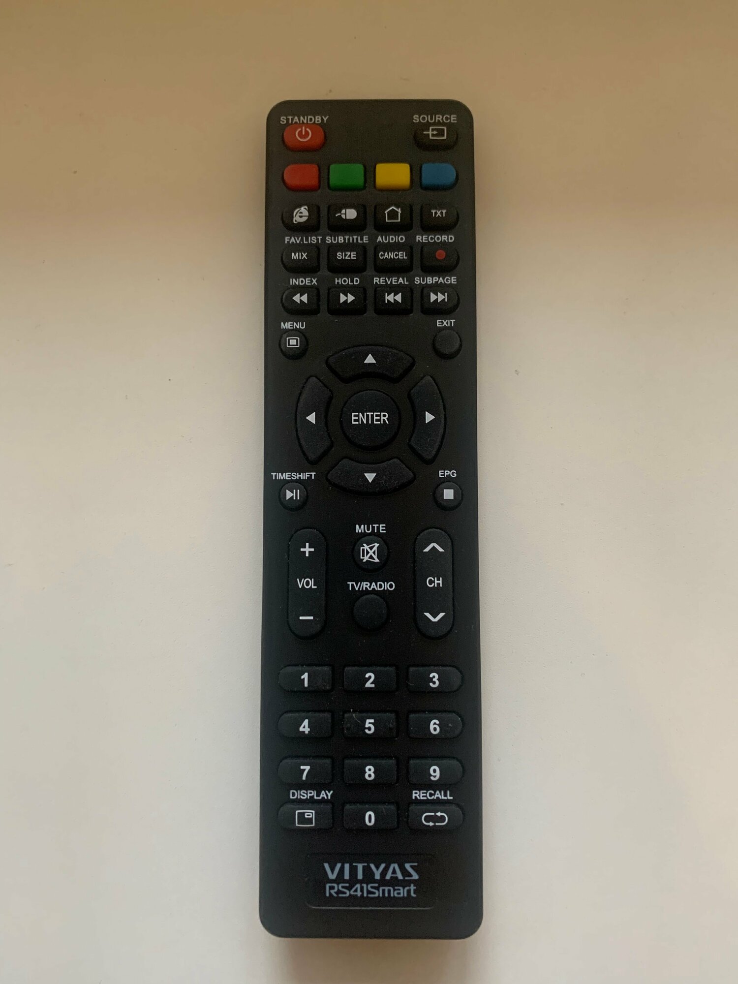 Пульт Vityas RS41Smart, для телевизоров Витязь, оригинальный