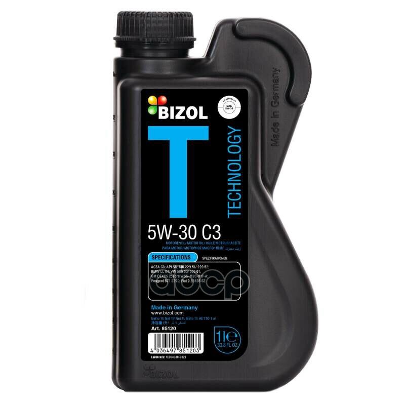 BIZOL 85120 BIZOL Синт. мот. масло Technology 5W-30 SN C3 (1л)
