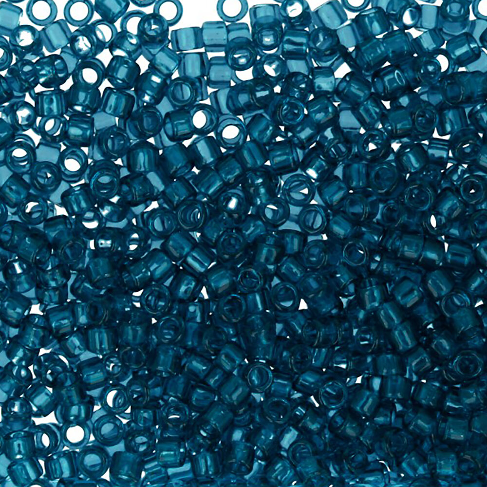 Бисер Япония "TOHO" 11/0 TREASURE 1.6 мм 5 г №0007BD морская волна