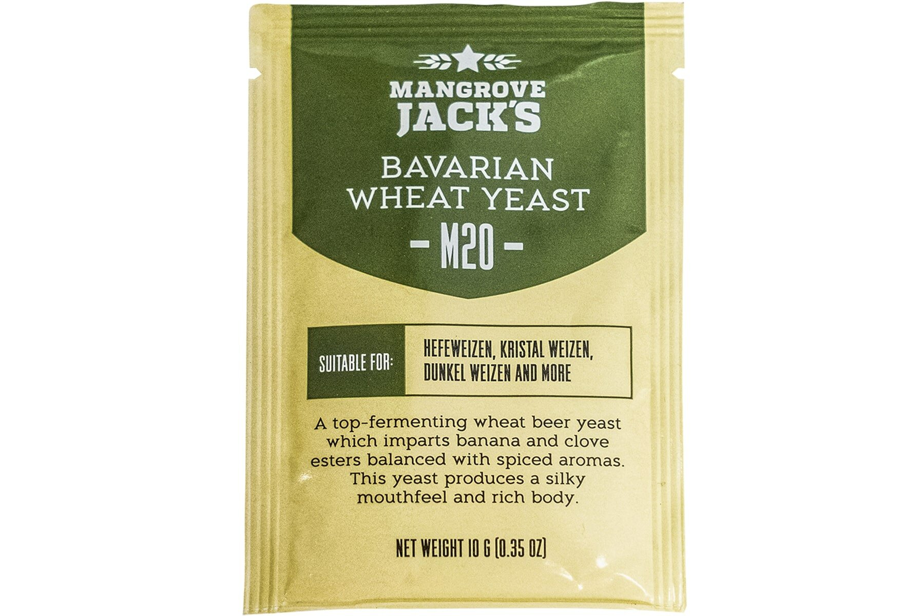 Дрожжи пивные "Mangrove JACK*S" Bavarian Wheat M20, 10 грамм