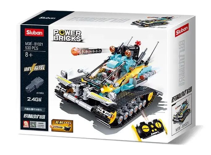 Конструктор "Броневик Скорпион" на РУ 530 деталей SLUBAN M38-B1021