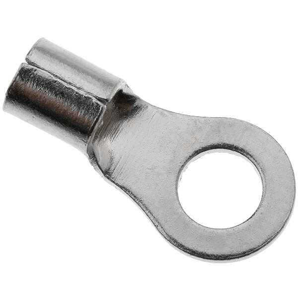 Наконечник ПМ RNB 5.5-5 медный 6-5 кольцевой 6мм2 луженый под пайку (100 шт. в комплекте)