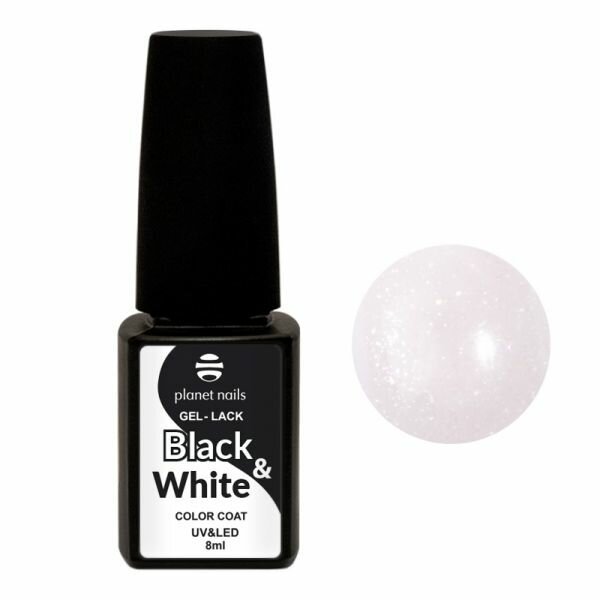 Гель-лак Planet Nails, "Black&White" - 441, 8мл