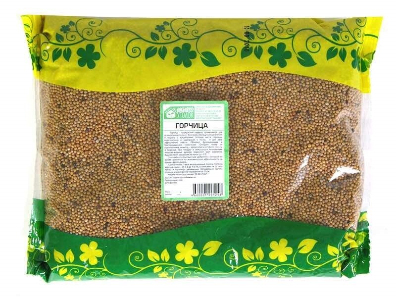 Горчица отборная желтая для посева 3кг сидерат