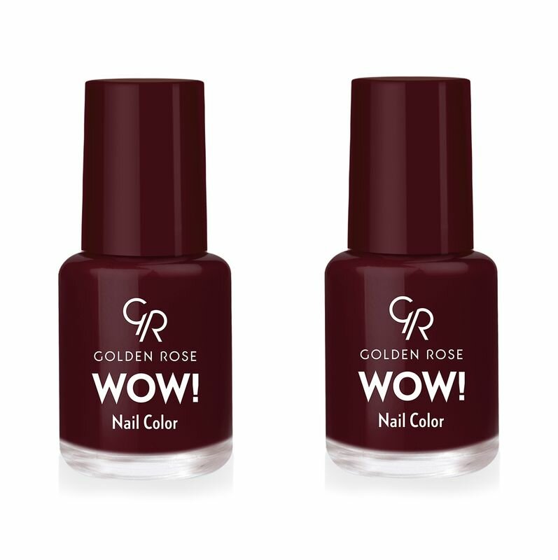 Golden Rose Лак для ногтей WOW! Nail Color, тон 59, 6 мл, 2 шт