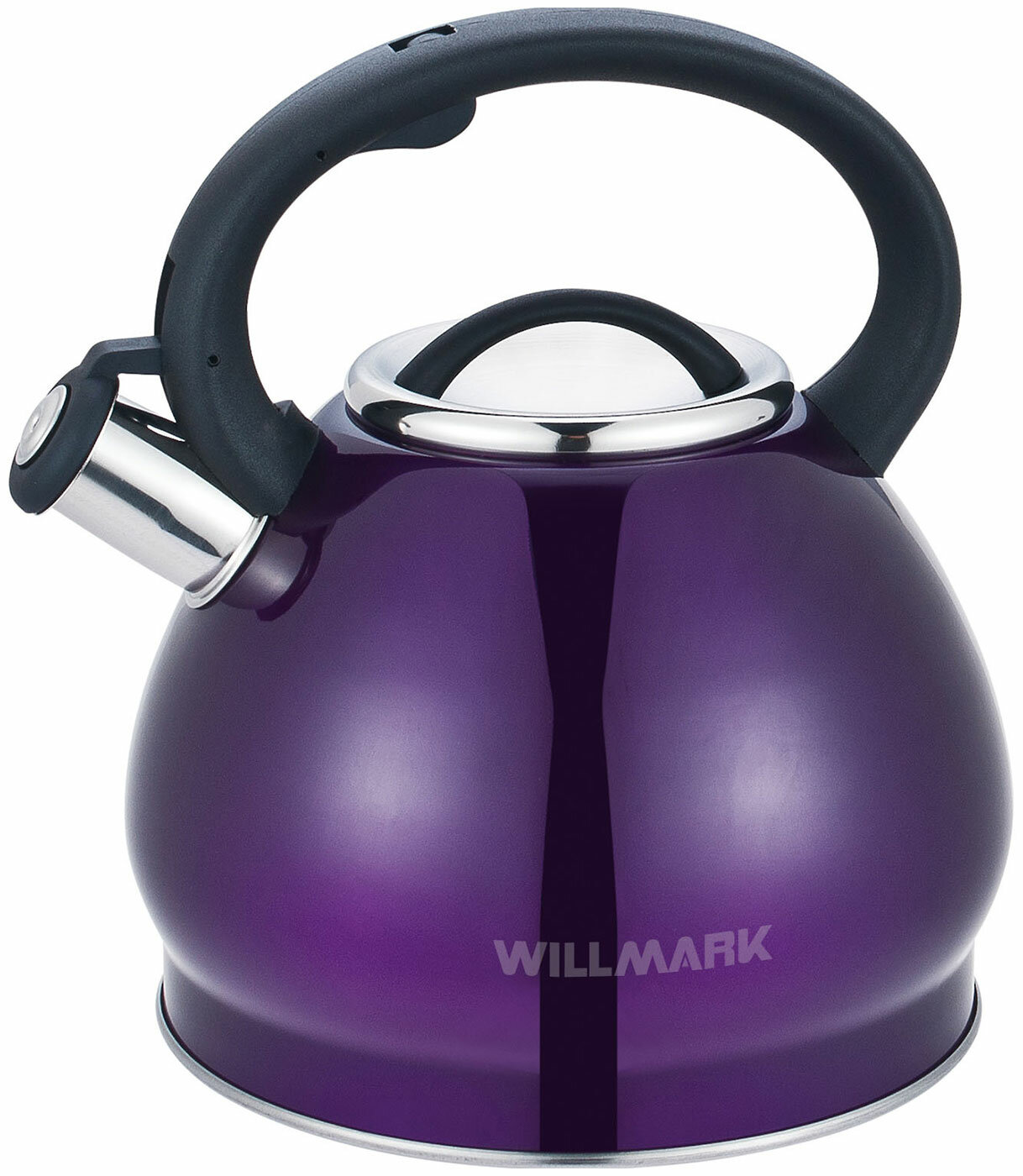 Чайник для плиты Willmark WTK-4221SS фиолетовый