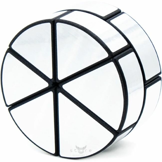 Головоломка / Calvin's Puzzle Ghost 2-Layer Cheese Черно-серебряный/ Кубик Рубика