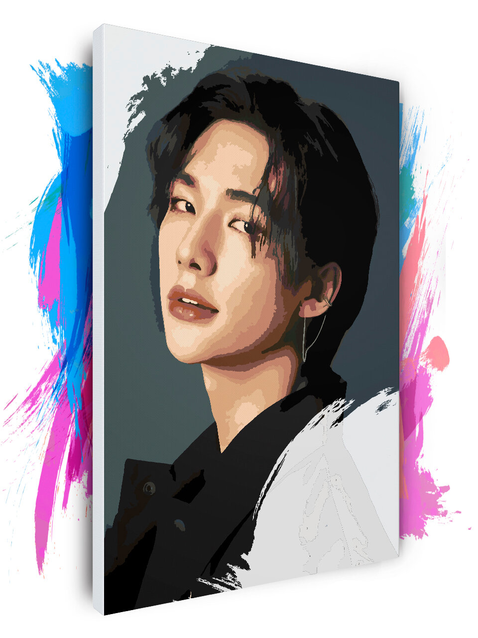 Картина по номерам на холсте Stray Kids - Hyunjin, 40 х 60 см