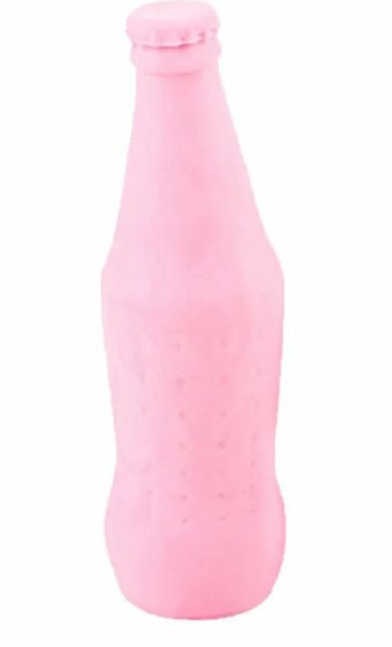 HOMEPET Игрушка для собак Foam TPR Puppy Бутылка, розовая, 15х4,5 см