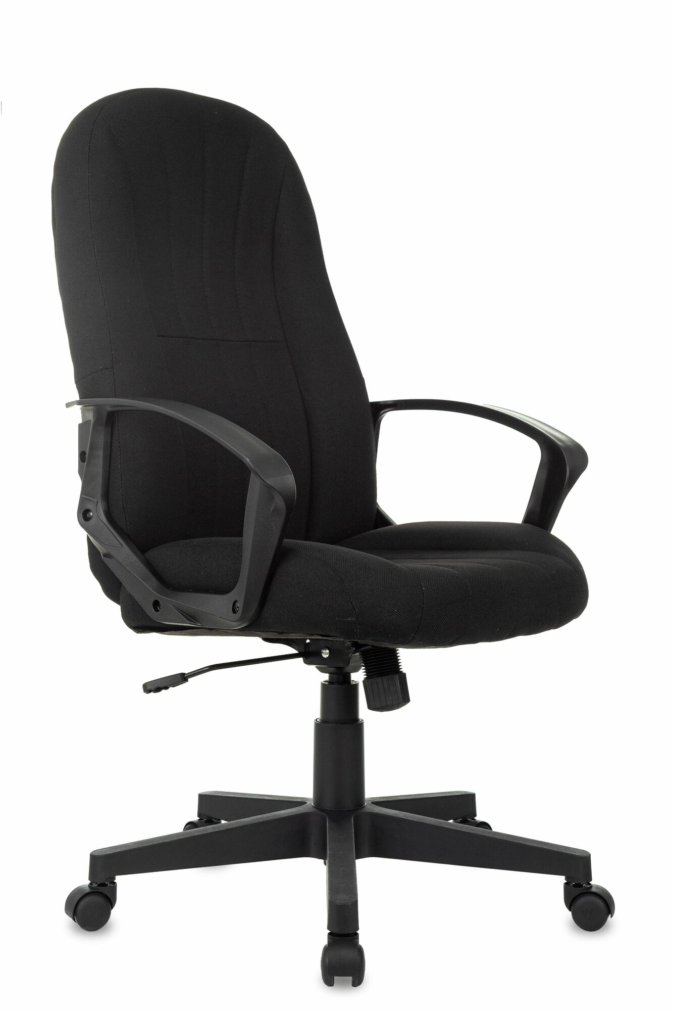 Кресло компьютерное офисное, для руководителя Бюрократ T-898/3C11BL черный, ткань