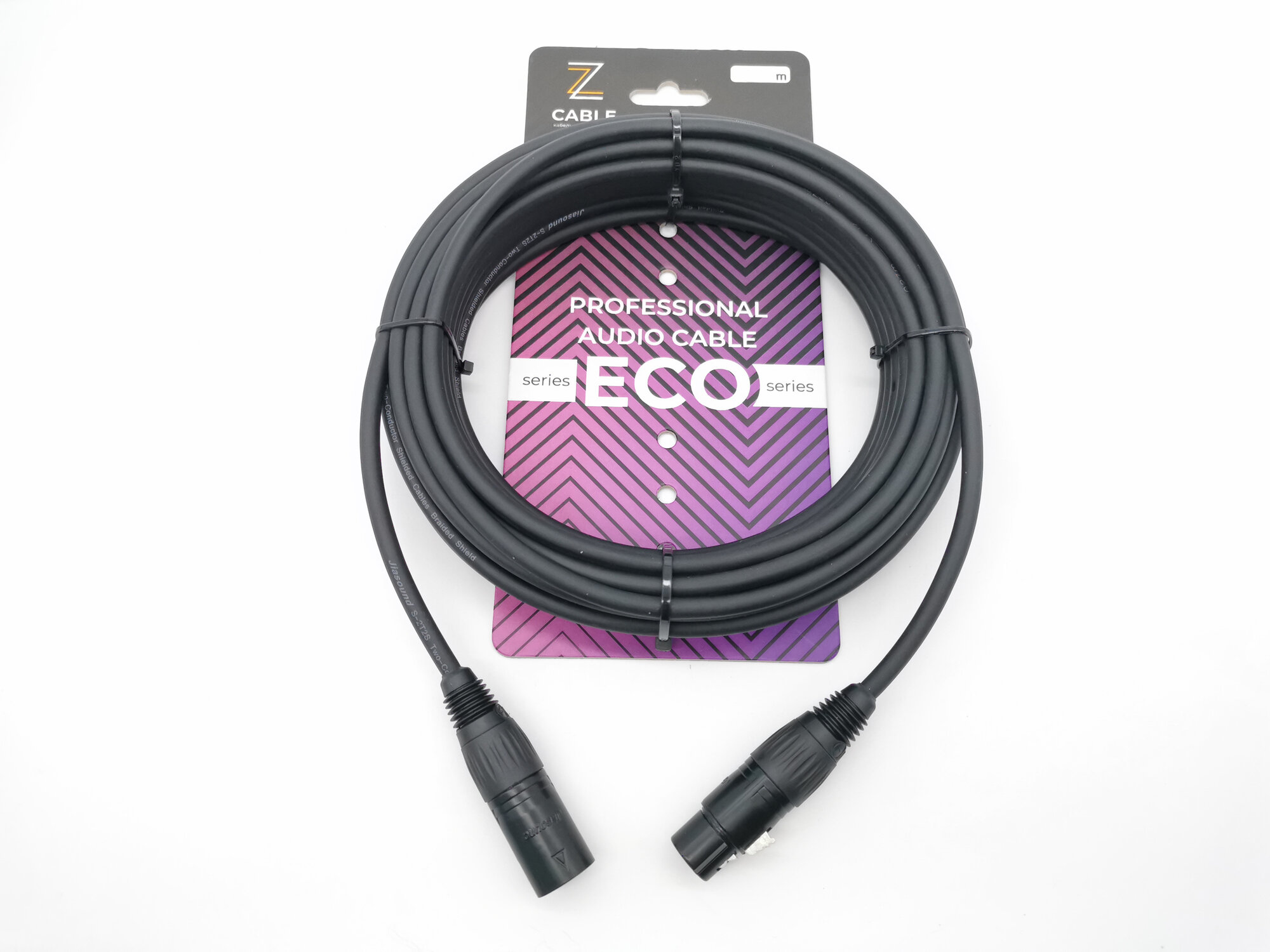 Кабель микрофонный ZZcable E2-XLR-M-F-0200-0, 2м (прямой-прямой)