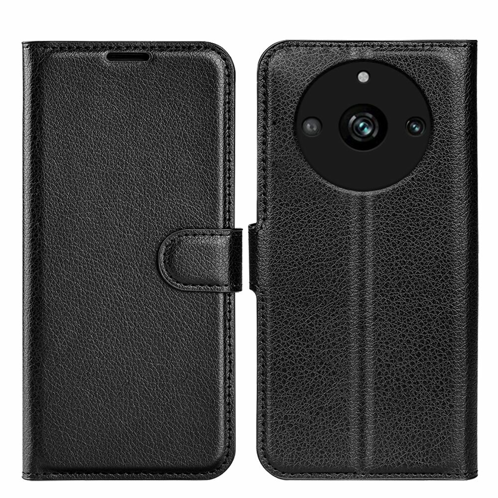 Чехол-книжка PRESTIGE с функцией подставки для Realme 11 Pro (черный)