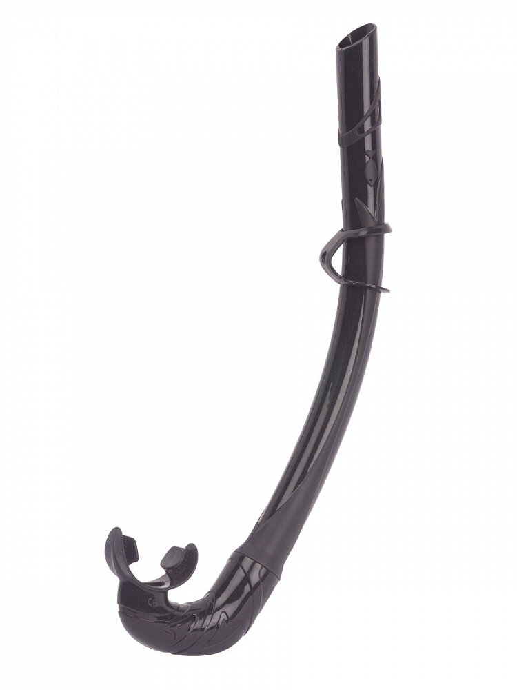 Трубка для плавания SARGAN "калан" черный силикон