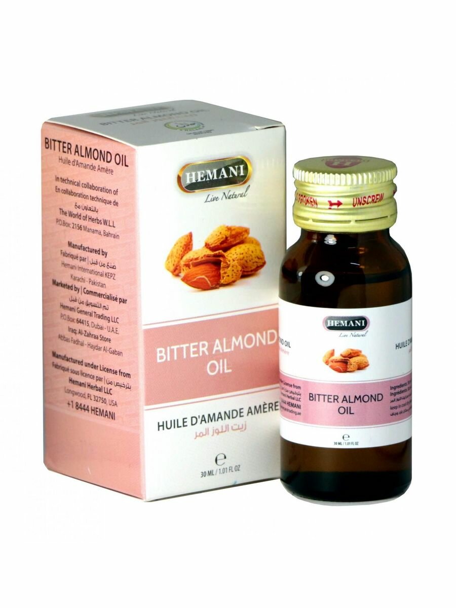 Bitter Almond Масло горького миндаля, косметическое, 30 мл
