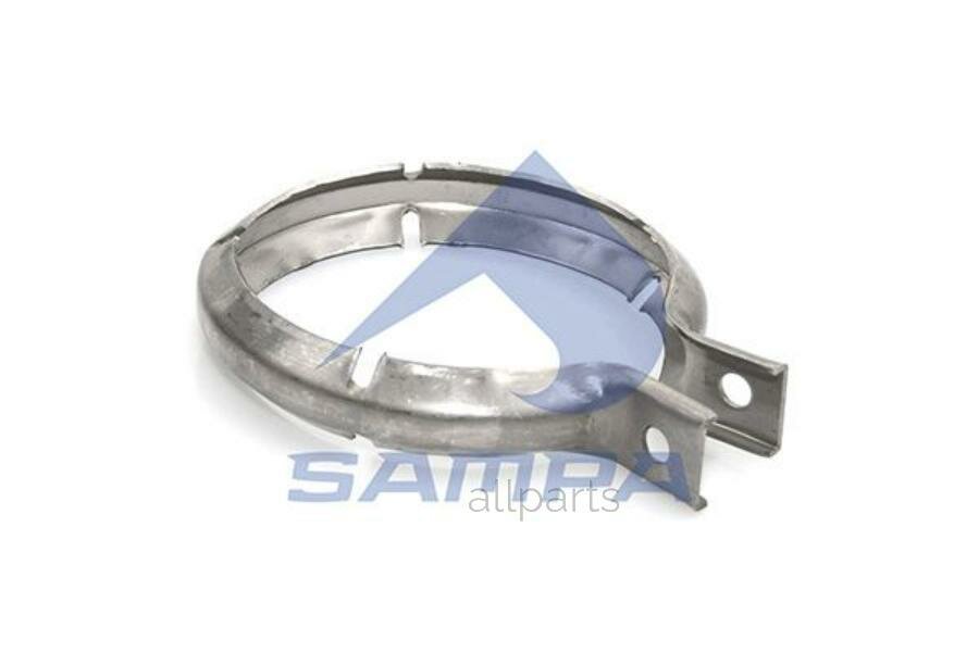 SAMPA 100213 хомут трубы глушителя ! круглый зажим. болтом D=128 \MB Actros 1831-4143
