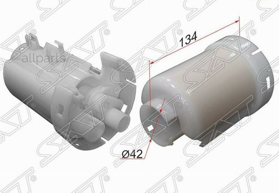 SAT ST-MR529135 Фильтр топливный Mitsubishi Pajero 99-11 / Montero 00-06