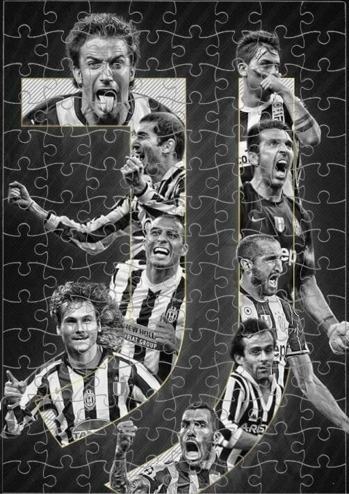 Пазл GOODbrelok А4 Ювентус, Juventus - 0007