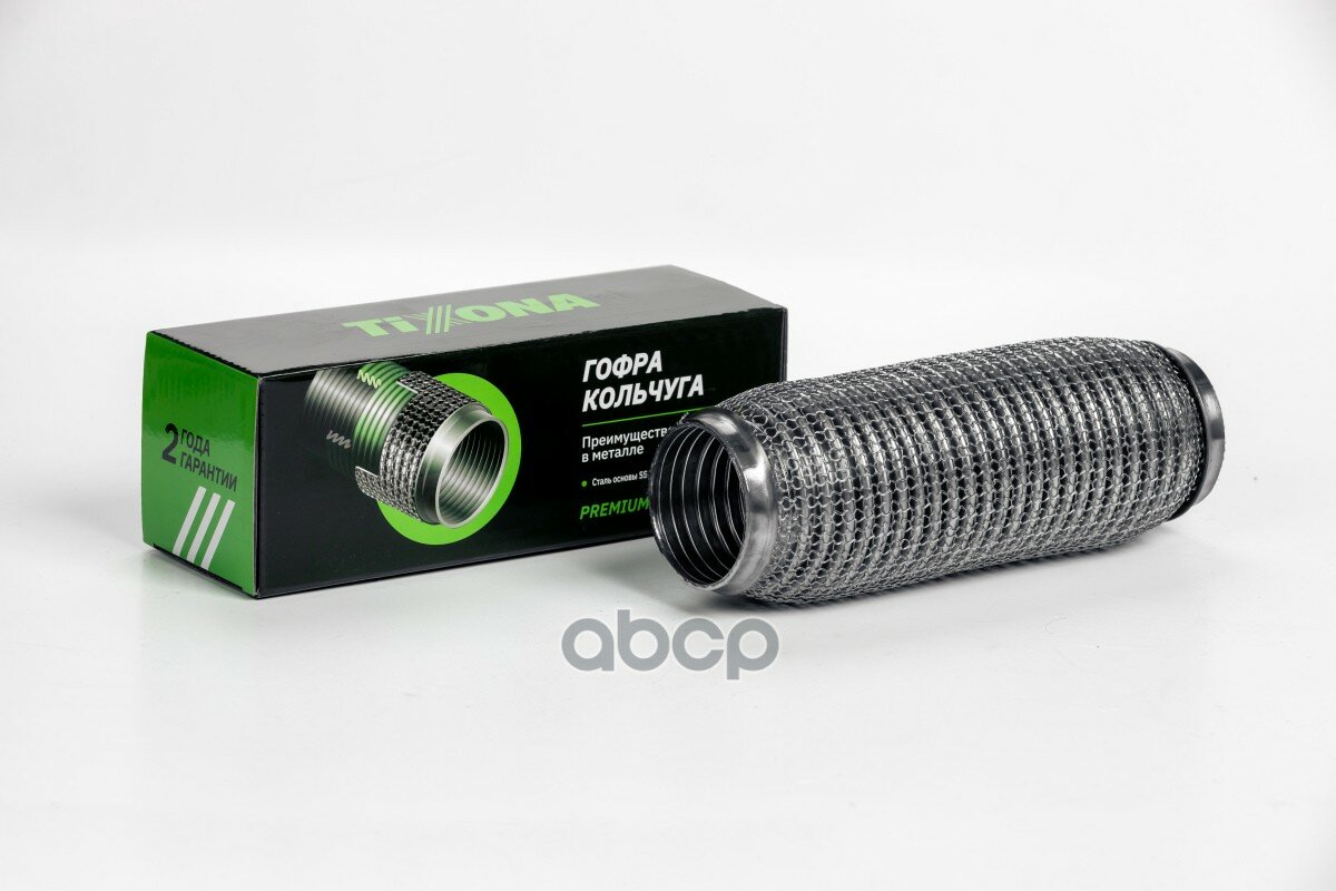 Гофра глушителя Гофра 55/220 (AISI 304 wire mesh, interlock) Tixona арт. P55220WM