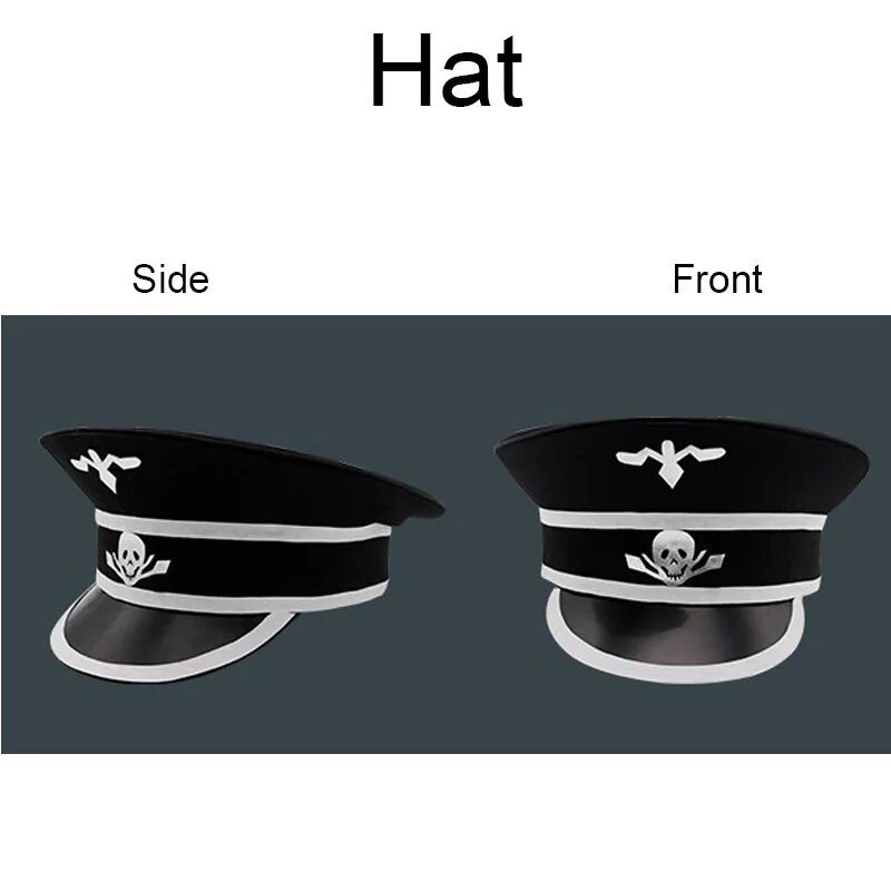 Danganronpa V3 Kokichi Oma Косплей костюм L, Hat