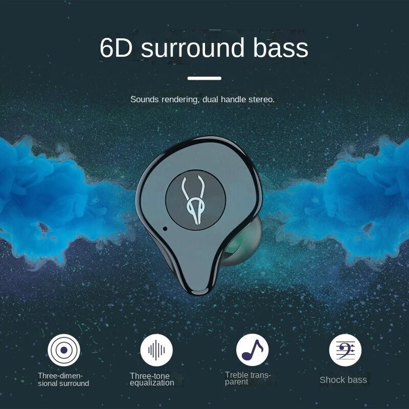 Sabbat E12 Ultra Purple Bluetooth наушники — фото 1