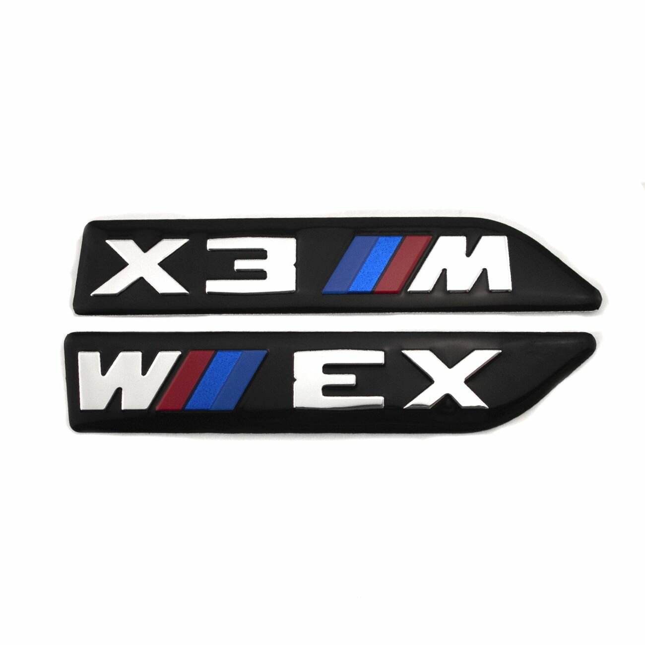 Комплект алюминиевых шильдиков для BMW X3M