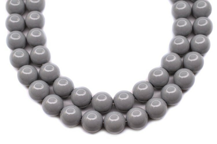 Жемчуг Preciosa Maxima, цвет ceramic grey, 8мм, 704-232, 10шт