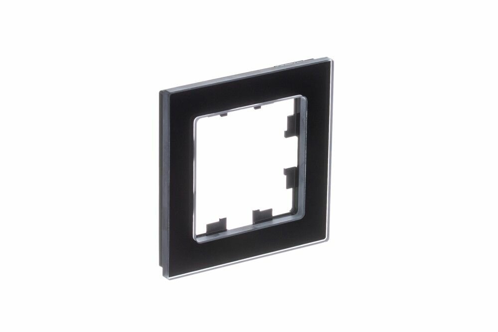 Systeme Electric AtlasDesign Nature Натуральное стекло Черный Рамка 1-ая, ATN361001